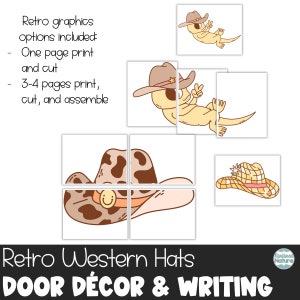 Retro Western Bulletin Board Kit, Western Theme Classroom Decor, Back ...