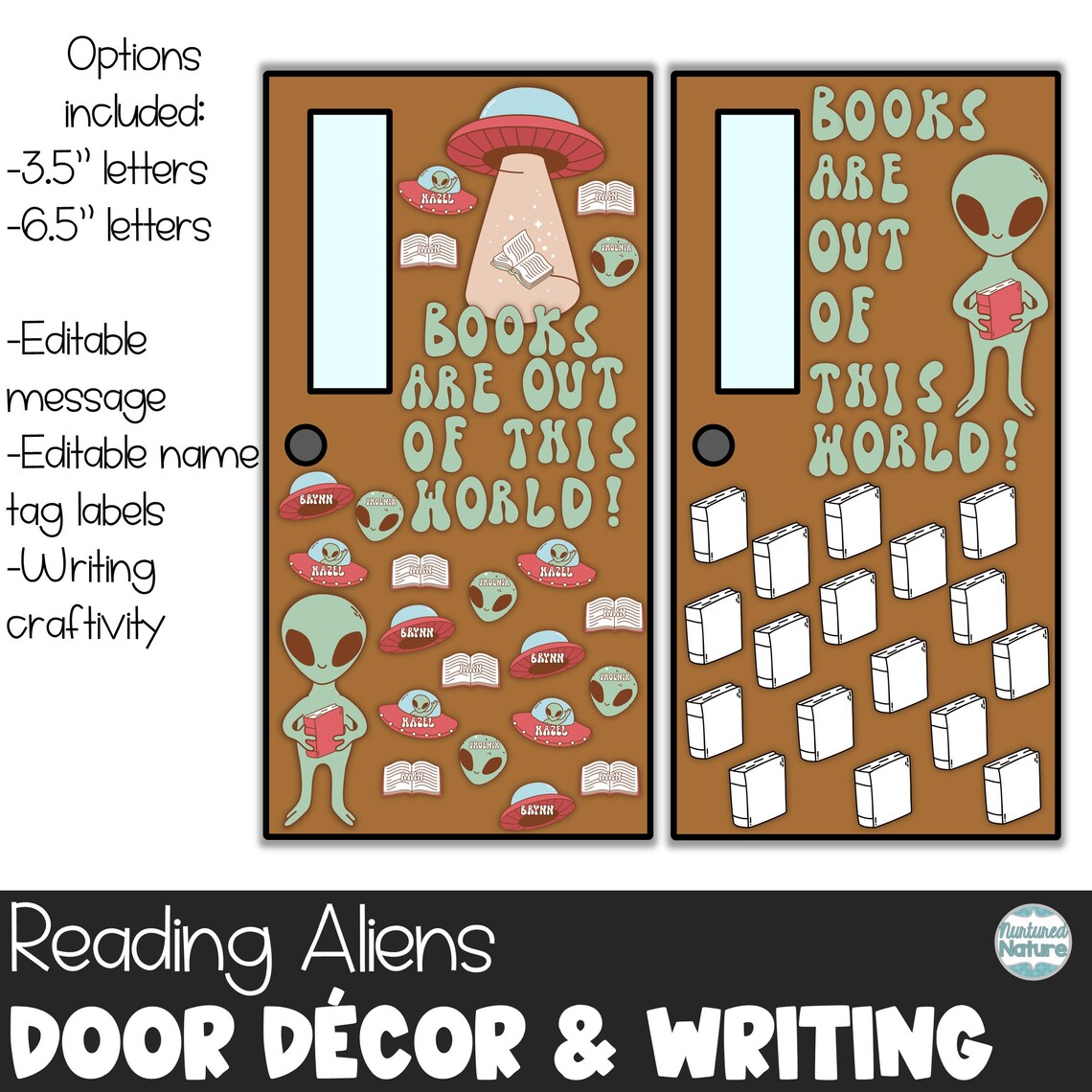 Reading Bulletin Board Kit, March Classroom Door Decor, Read Across ...