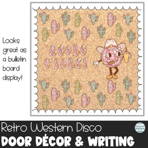 Retro Western Bulletin Board Kit, Disco Rodeo, Western Theme Classroom ...