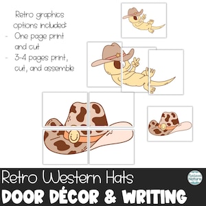 Retro Western Bulletin Board Kit, Western Theme Classroom Decor, Back ...