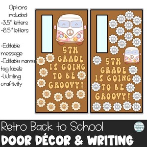 Back to School Classroom Decor, Classroom Door, Bulletin Board Kit ...
