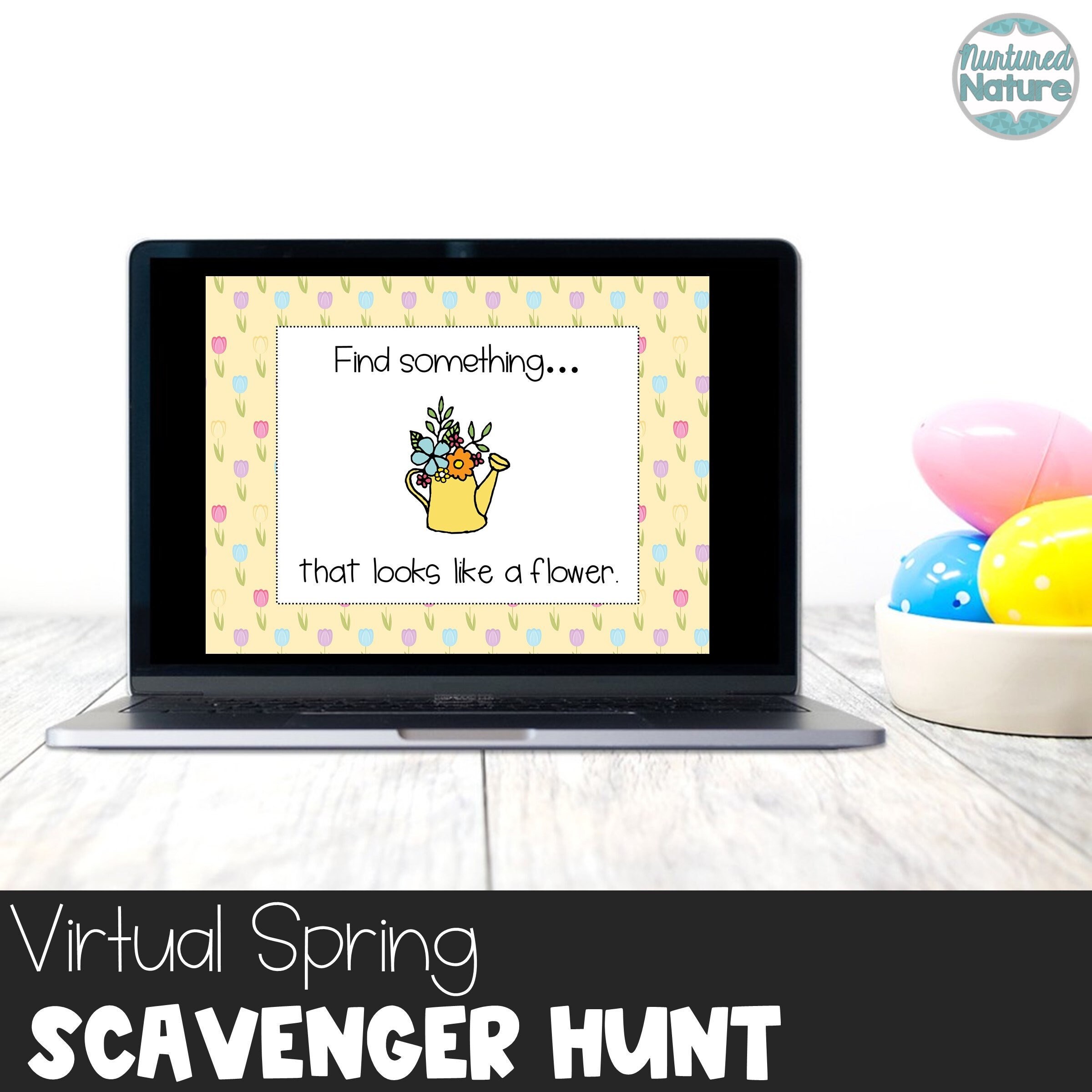 Spring Scavenger Hunt for Kids Virtual Games for Zoom - Etsy