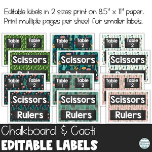 Cactus Classroom Decor Bundle, Farmhouse Decor, 2025 Flip Calendar ...