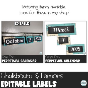 Classroom Labels Editable, Vintage Maps, Travel Theme, Chalkboard ...