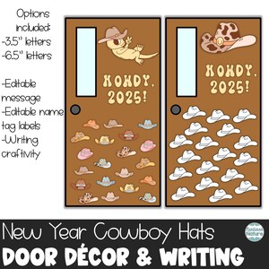 Retro Western New Year Bulletin Board Kit, 2025, Western Theme ...
