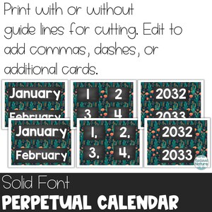 Cactus Classroom Decor Bundle, Farmhouse Decor, 2025 Flip Calendar ...