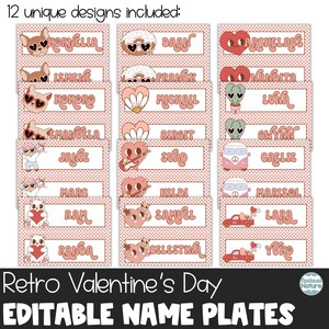 Classroom Name Tags, Classroom Valentines, Valentines Day Classroom ...