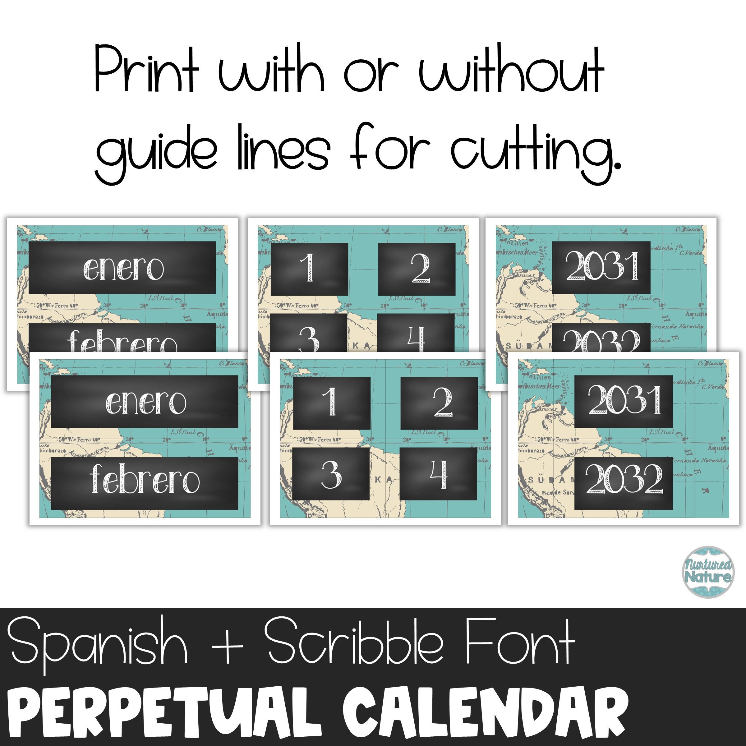 2025 Spanish Calendar, Spanish Classroom Calendar, Spanish Classroom ...