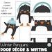 Penguin Winter Door Decorations Classroom, Bulletin Board Kit Christmas ...