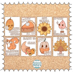 Thanksgiving Bulletin Board Ideas, Fall Classroom Decor, Retro ...