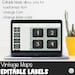 Classroom Labels Editable, Vintage Maps, Travel Theme, Chalkboard ...