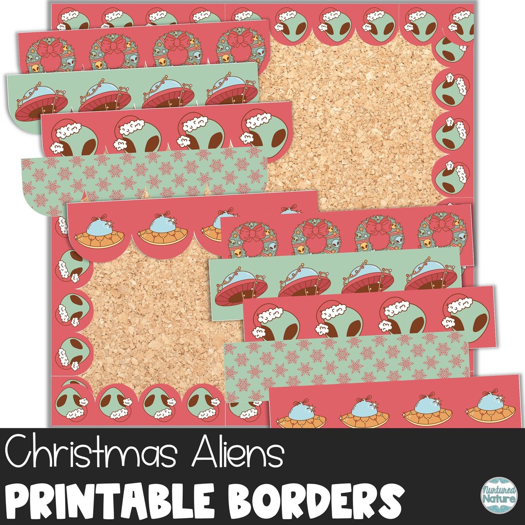 Christmas Bulletin Board Ideas, Christmas Alien, Printable Bulletin ...