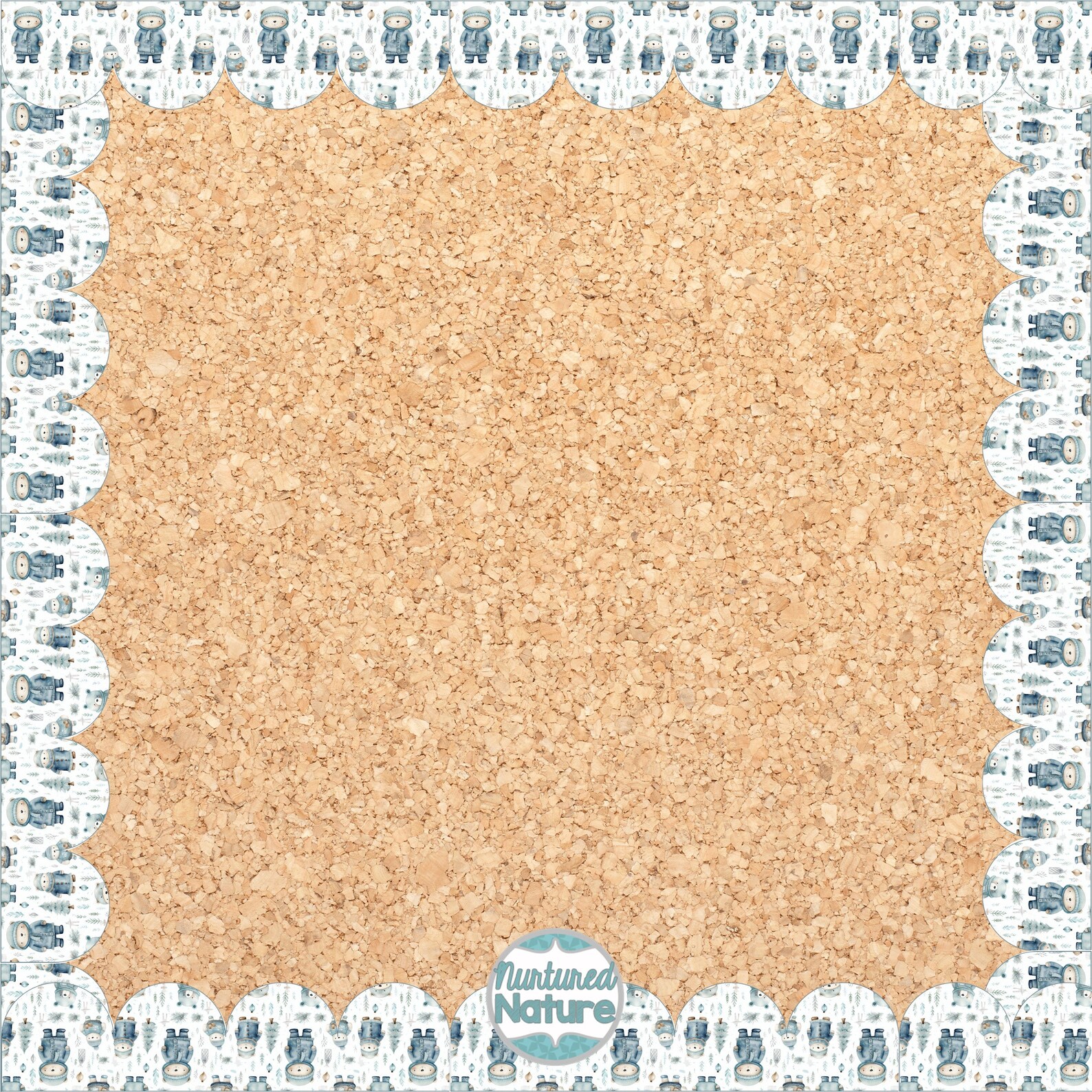 Winter Bulletin Board Border, Watercolor Classroom, Polar Bear Bulletin ...