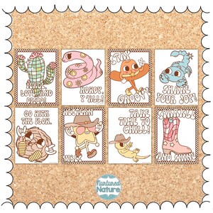 Retro Western Bulletin Board, Back to School Classroom Decor, Cowboy ...