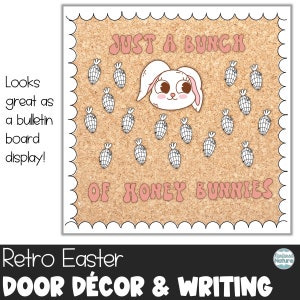 Easter Door Decor for Classroom, Retro Classroom Decor Bundle, Easter ...
