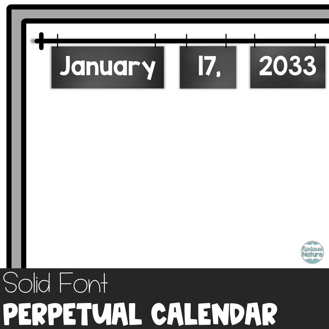 2024 Flip Calendar Classroom, 2024 Printable Calendar Display, Editable ...