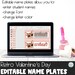 Classroom Name Tags, Classroom Valentines, Valentines Day Classroom ...