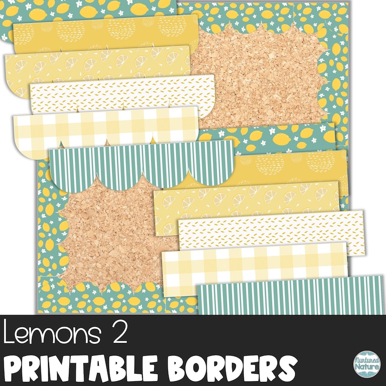 Printable Bulletin Board Border Farmhouse Classroom Bulletin - Etsy