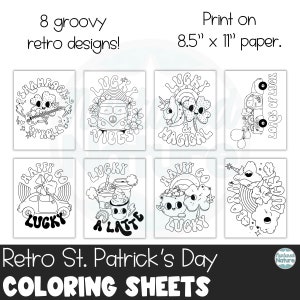 St. Patrick’s Day Activity Bundle, Coloring Pages for Kids Printable ...