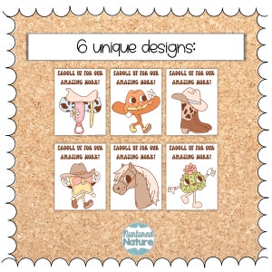 Work Coming Soon Posters, Retro Western Classroom Decor for Teacher ...