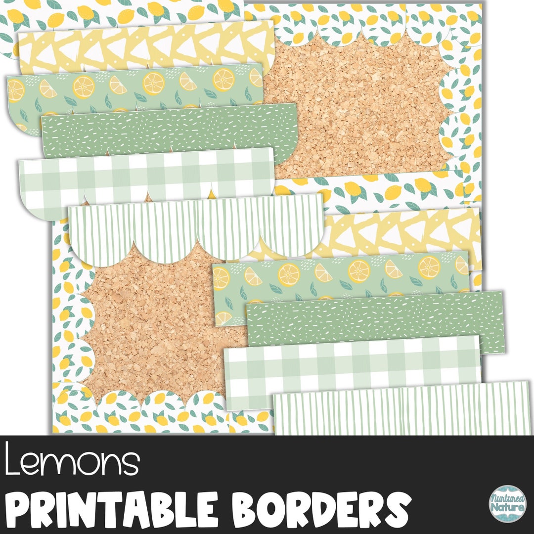 Printable Bulletin Board Border, Farmhouse Classroom Bulletin Board ...