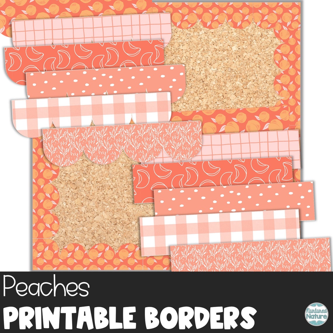 Printable Bulletin Board Border, Modern Farmhouse Classroom Bulletin ...
