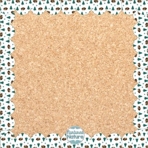 Printable Bulletin Board Border, Woodland Theme Classroom Decor, Bison ...