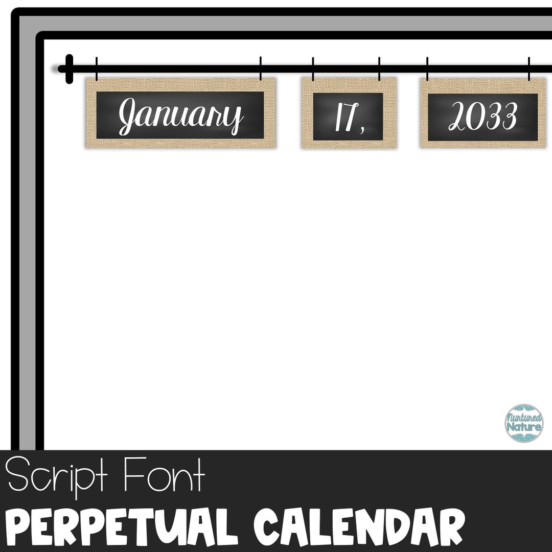 2024 Flip Calendar Classroom, 2024 Printable Calendar Display, 2024 ...