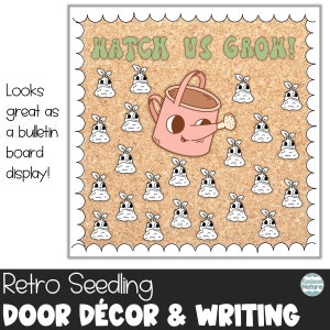 Spring Classroom Door Decor, Growth Mindset Bulletin Board Kit ...