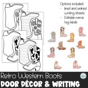 Retro Western Bulletin Board Kit, Western Theme Classroom Decor, Back ...