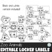 Editable Name Tags for School, Zoo Animal Printables, Cubby Tags ...