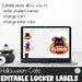 Halloween Name Tags Printable, Halloween Cat Tag, Editable Name Tags ...