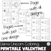 Llama Coloring Page Valentine Cards for Kids Classroom, Unicorn ...