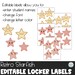 Starfish Name Tags, Retro Name Tags for School, Ocean Theme Classroom ...