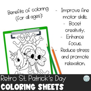 St. Patrick’s Day Activity Bundle, Coloring Pages for Kids Printable ...