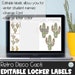 Editable Name Tags for School, Retro Western Cactus Decor, Western ...