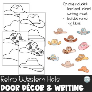 Retro Western Bulletin Board Kit, Western Theme Classroom Decor, Back ...