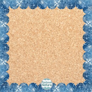 Winter Bulletin Board Border, Snowflake Print, January Bulletin Board ...