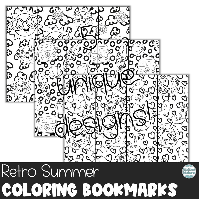 Editable Name Bookmarks Summer Bookmark Printable for Kids - Etsy