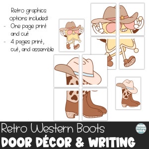 Retro Western Bulletin Board Kit, Western Theme Classroom Decor, Back ...