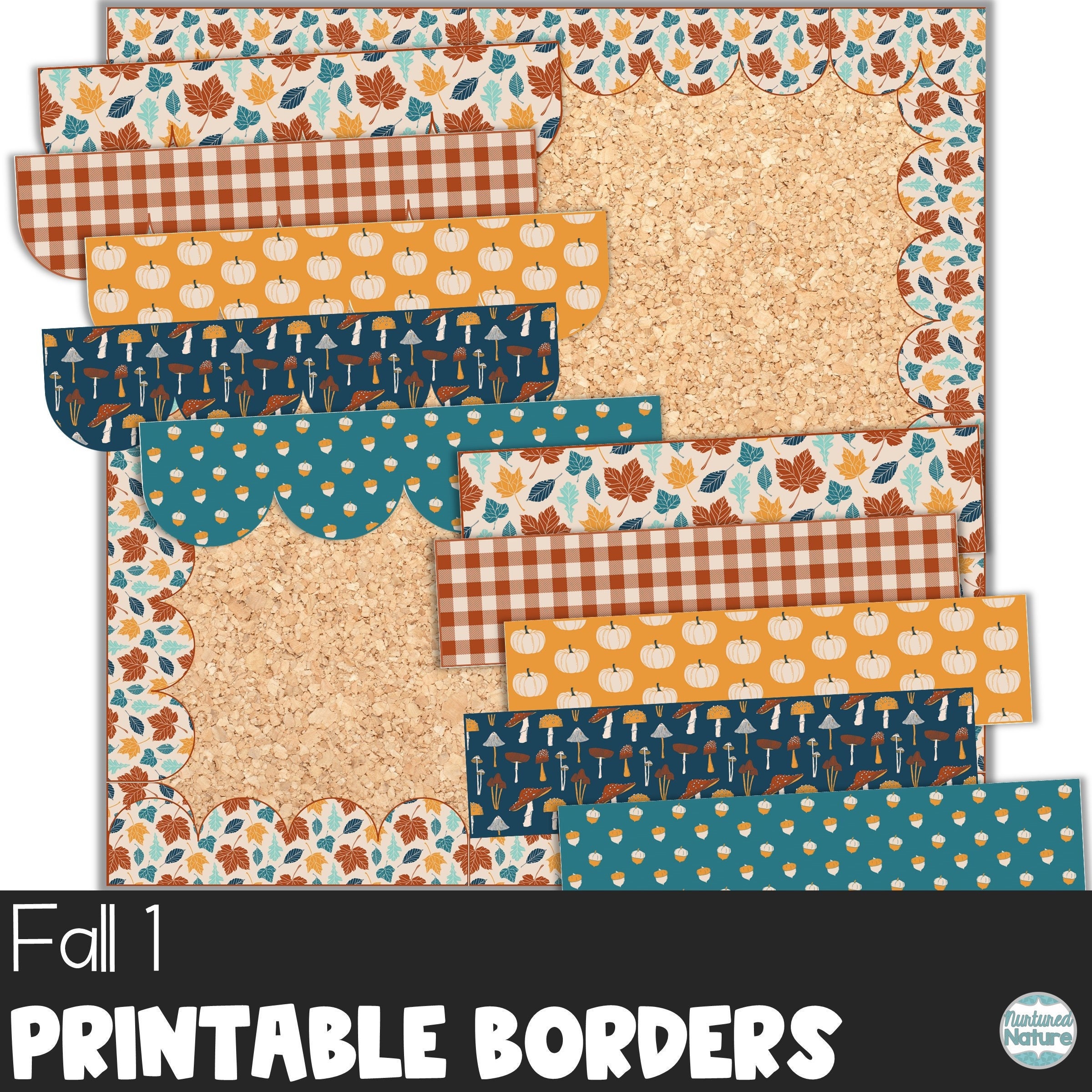 Printable Bulletin Board Border Fall Classroom Decor - Etsy