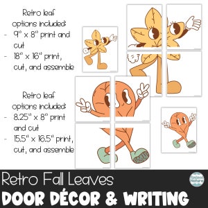 Fall Classroom Door Decor, Autumn Leaves Bulletin Board, Editable ...