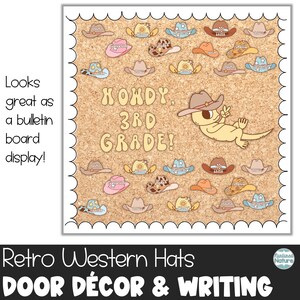 Retro Western Bulletin Board Kit, Western Theme Classroom Decor, Back ...