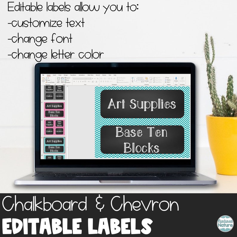 Classroom Labels Editable, Chevron Classroom Decor, Farmhouse Classroom ...