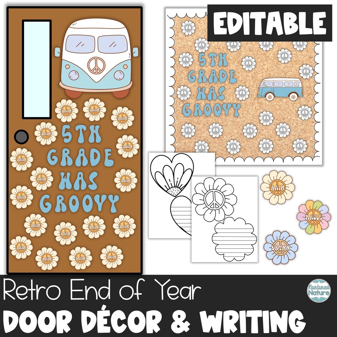 End of Year Classroom Door Decor, End of the Year Bulletin Board ...