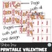 Shiba Inu Valentine Cards for Kids Classroom, Dog Printable Valentines ...
