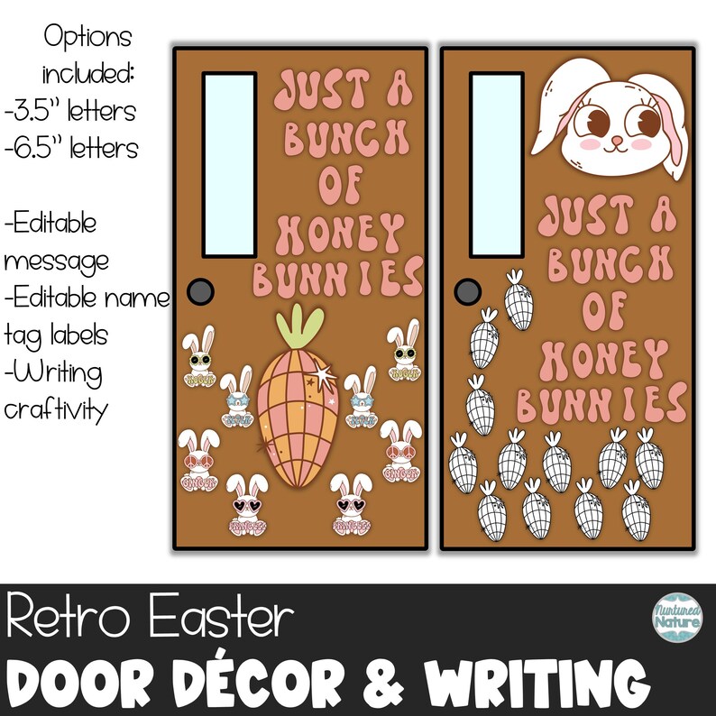 Easter Door Decor for Classroom Retro Classroom Decor Bundle - Etsy