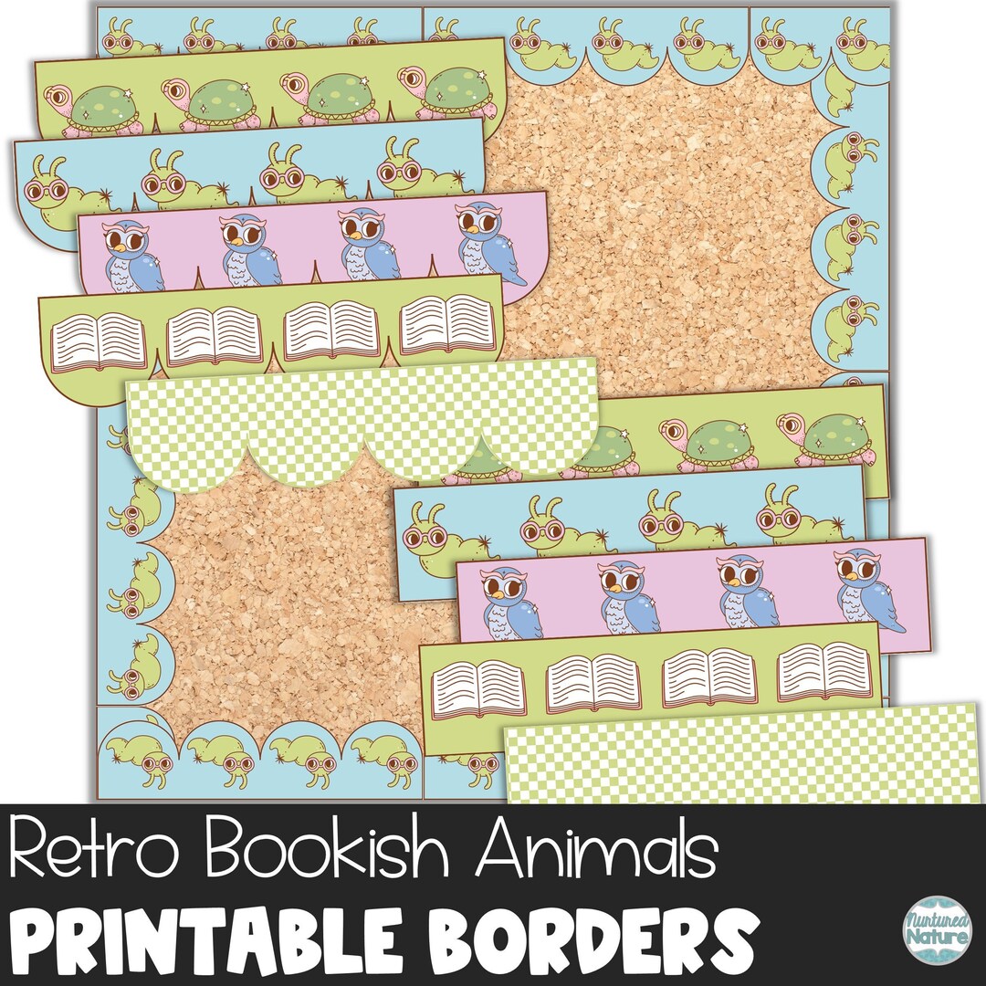 Back to School Classroom Decor, Retro Turtle, Reading Classroom ...
