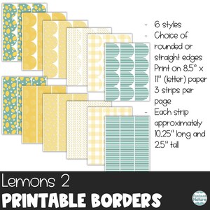 Lemon Classroom Decor Bundle, Lemon Farmhouse Decor, 2025 Flip Calendar ...