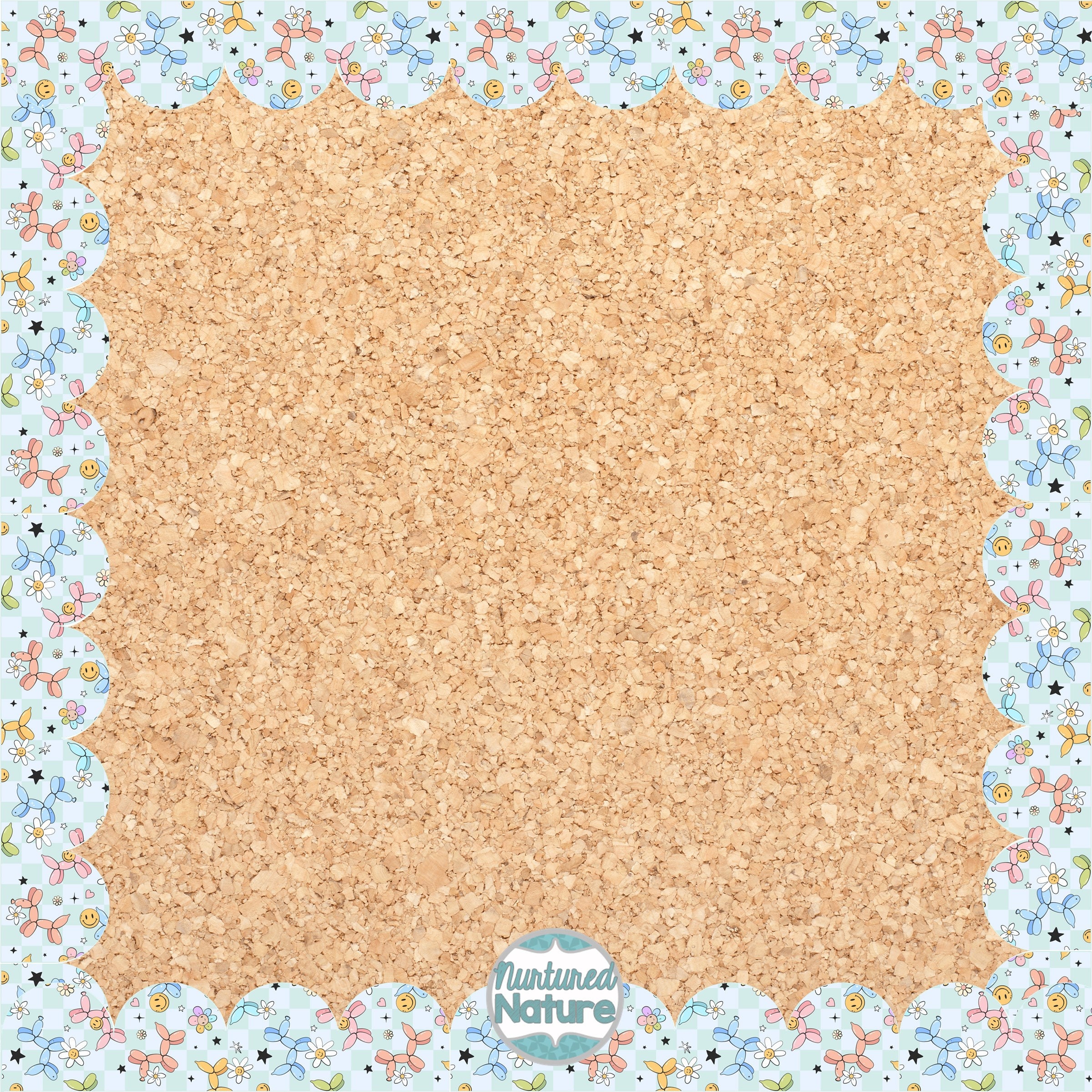 Printable Bulletin Board Border, Retro Balloon Dog, Birthday Bulletin ...